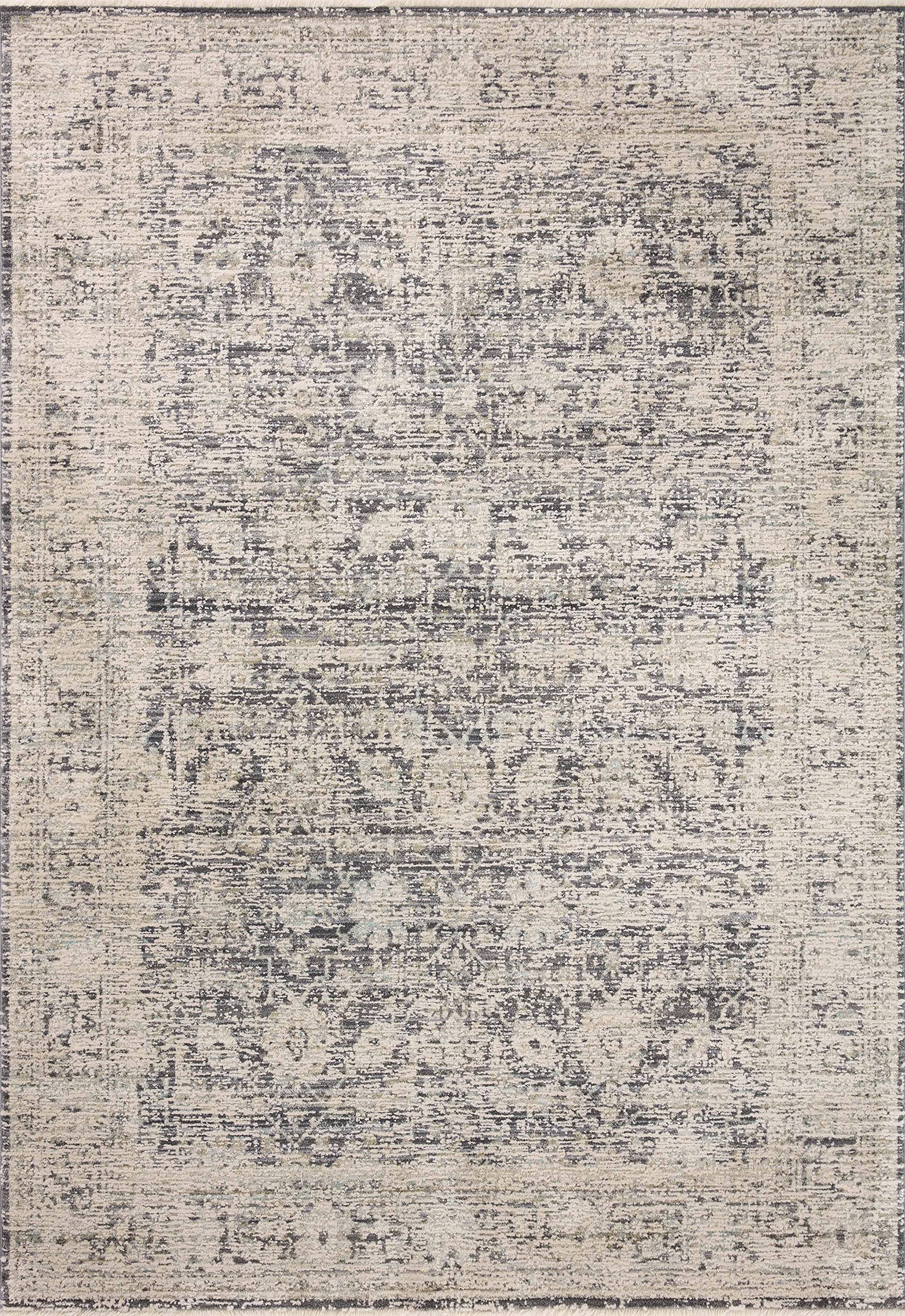 Loloi Amber Lewis x Alie Charcoal/Beige 9'-6" x 13'-1" Area Rug