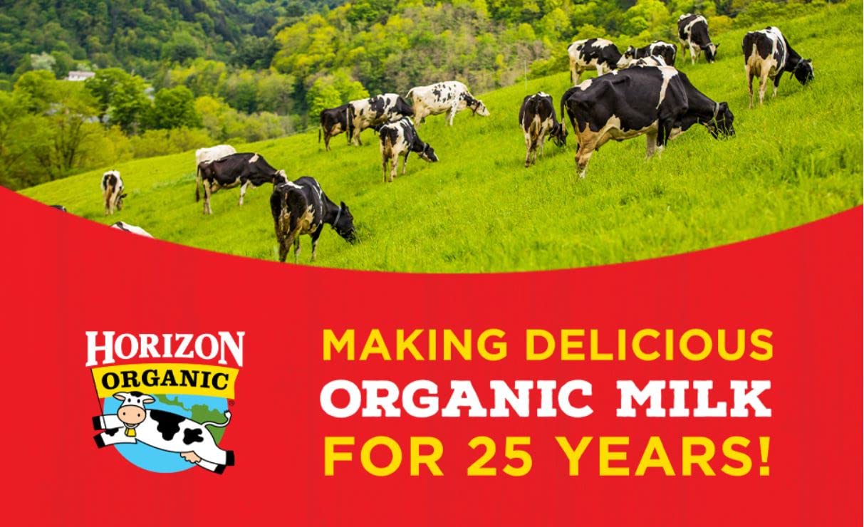 Organic Shelf Stable Whole Milk Boxes, Horizon Whole Milk Single Serve, 8.0 Fl oz (Pack of 6) Every Order is Elegantly Packaged in a Signature BETRULIGHT Branded Box!