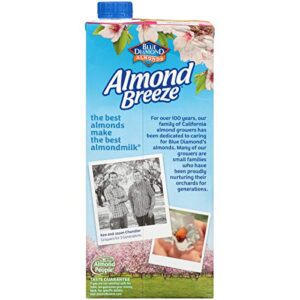 Almond Breeze Dairy Free Almondmilk, Unsweetened Chocolate, 32-Ounce Boxes (Pack of 12)