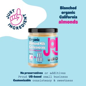 New Organic Almond Milk Unsweetened Plain Concentrate by JOI