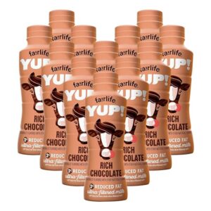 fairlife rich chocolate flavor 23g protein - all natural flavors, low fat ultra filtered milk rich, 14oz bottle (pack of 12) by world group packing solutions