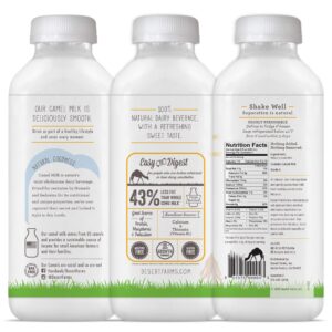 Organic Fresh Frozen Camel Milk - Fresh Flavor with Health Benefits - Pure & Natural Grade A -Allergen Free Milk from Healthy Camels in Midwest - Made In The USA [6 Pack]