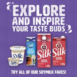 Silk Shelf-Stable Soymilk Singles, Very Vanilla, Dairy-Free, Vegan, Non-GMO Project Verified, 8 oz., 18 Pack