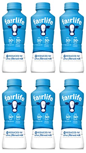 WESTERNMBY Fairlife UFM Milk 2% Reduced Fat Variety Pack, 14 Fl Oz, Total 6 bottles (6 bottles plain) 84.0 Fl Oz