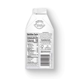 Elmhurst 1925 Unsweetened Oat Creamer, Plant-Based, Vegan, 16 Ounce (Pack of 6)