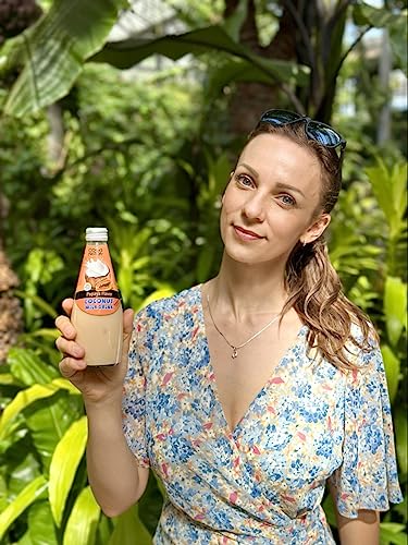 COCO NOTCH Coconut Milk Drink -10.14oz Coconut Milk Drink with Pulp – No Preservatives and Non-GMO – 6-Pack (Papaya)