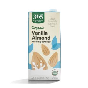 365 by whole foods market, organic vanilla almond milk, 32 fl oz