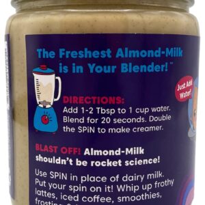 Wilderness Poets SPiN, Organic Almond Milk Concentrate (Vanilla) - 28 Servings - Make Almond Milk or Non-Dairy Creamer for Coffee, Tea, Lattes, Smoothies and Vegan Desserts (16 Ounce)