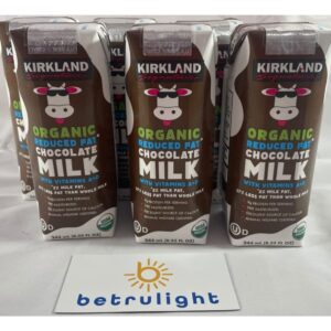 Organic Milk Chocolate | Grass Fed Vegan Milk With 8g Protein | Shelf Stable Single Serve Cartons | On-The-Go | 8.25 FL oz 6 Pack | Every Order is Elegantly Packaged in a Signature BETRULIGHT Branded Box!