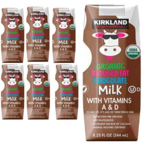 Organic Milk Chocolate | Grass Fed Vegan Milk With 8g Protein | Shelf Stable Single Serve Cartons | On-The-Go | 8.25 FL oz 6 Pack | Every Order is Elegantly Packaged in a Signature BETRULIGHT Branded Box!