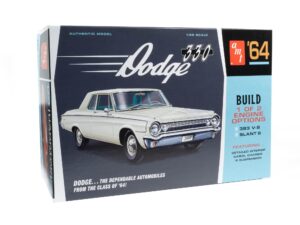 amt 1964 dodge 330 1:25 scale model kit