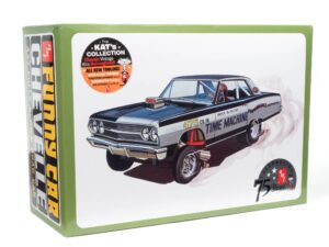 amt 1965 chevy chevelle awb time machine 1:25 scale model kit