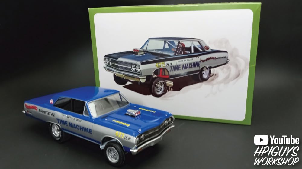 AMT 1965 Chevy Chevelle AWB Time Machine 1:25 Scale Model Kit