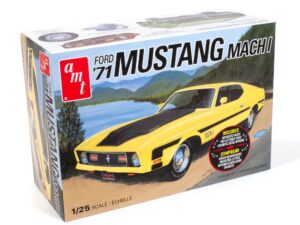 amt 1971 ford mustang mach i 1:25 scale model kit