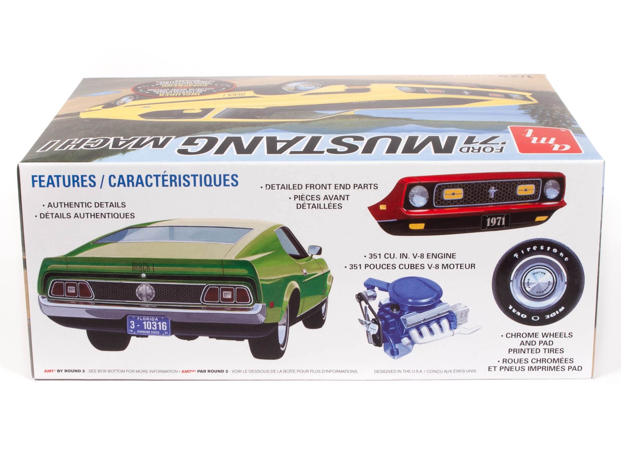 AMT 1971 Ford Mustang Mach I 1:25 Scale Model Kit