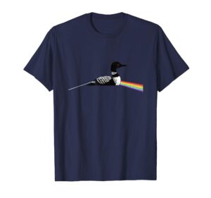 original classic dark side of the loon bird watching t-shirt