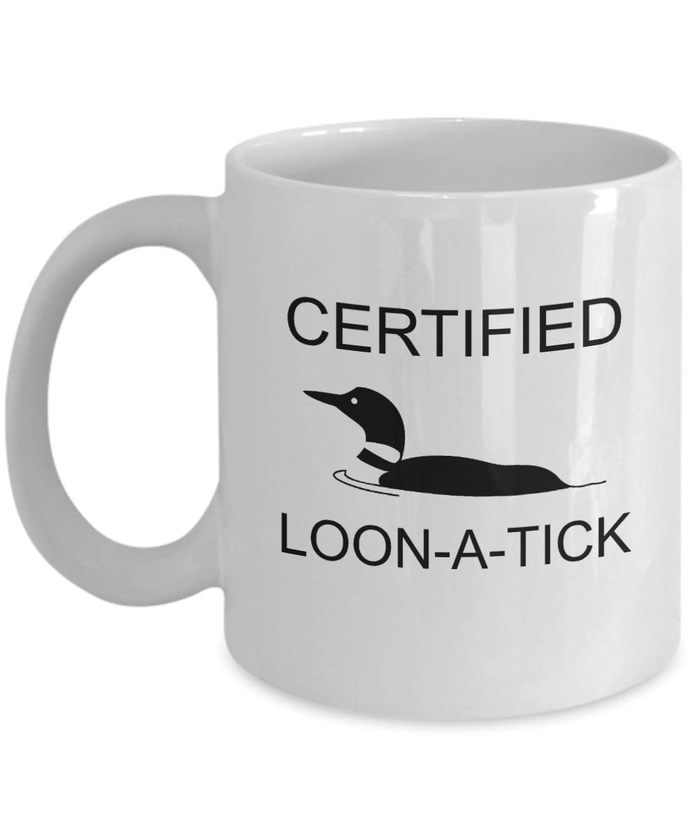 Atiela Loon Bird Mug, Bird Watcher, Ornithologist, Wildlife Biologist, 11 Ounce Coffee Mug