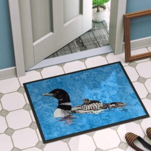 Caroline's Treasures Loon Doormat, 18" x 27", Multicolor