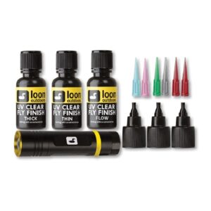 loon outdoors uv fly tying kit (1/2 oz), 4 pcs