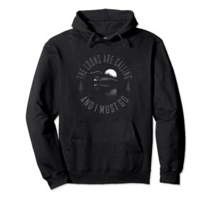 common loon - the loons are calling and i must go pullover hoodie