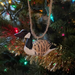 Common Loon Duck Wood Ornament Hanging Figurine Handmade Carved Decoration