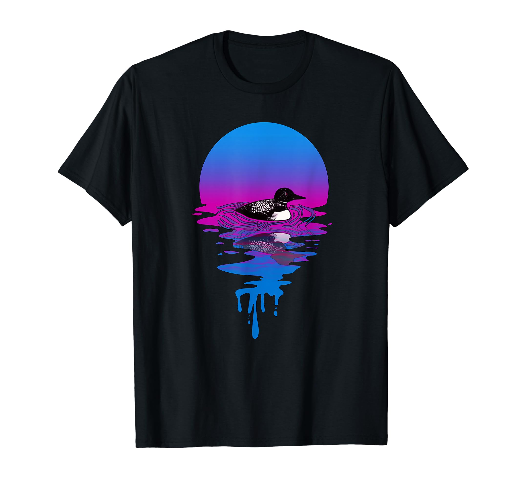 Vintage Retro Sunset Loon T-Shirt