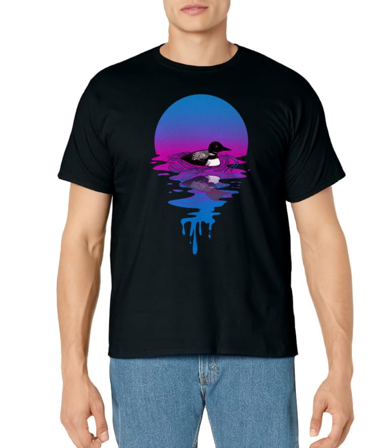 Vintage Retro Sunset Loon T-Shirt