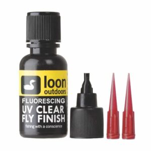 loon outdoors fluorescing uv clear fly finish, 1/2 oz