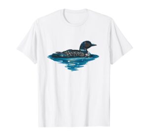 loon bird duck bird watching birds t-shirt