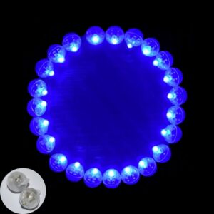 neo loons® 100pcs/lot 100 x blue round led flash ball lamp balloon light long standby time for paper lantern balloon light party wedding decoration