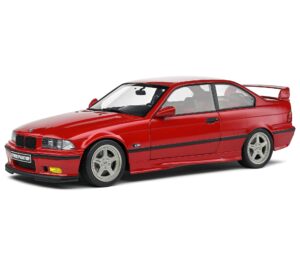 1994 e36 m3 streetfighter imolarot red 1/18 diecast model car by solido s1803911