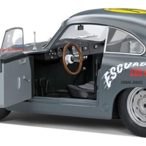 356 Pre-A #147 Gray with Graphics Carrera Panamericana (1954) "Competition Series 1/18 Diecast Model Car by Solido S1802807