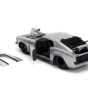 1970 Boss 429 Silver Metallic Highway Drag - Drag Trooper Bigtime Muscle Series 1/24 Diecast Model Car by Jada 35021