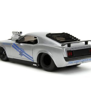 1970 Boss 429 Silver Metallic Highway Drag - Drag Trooper Bigtime Muscle Series 1/24 Diecast Model Car by Jada 35021