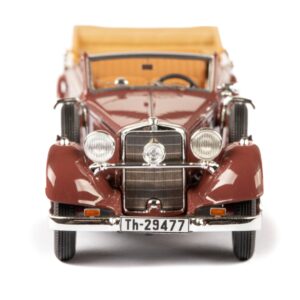 Esval Models 1933-37 290 W18 Lang Cabriolet B Maroon Limited Edition to 250 Pieces Worldwide 1/43 Model Car EMEU43043E