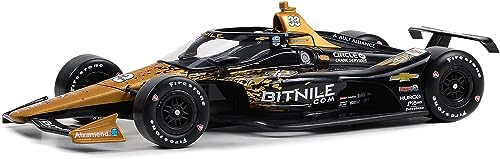 Dallara IndyCar #33 Ed Carpenter Bitnile Ed Carpenter Racing NTT IndyCar Series (2023) 1/18 Diecast Model Car by Greenlight 11216