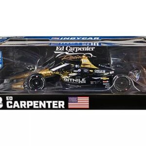 Dallara IndyCar #33 Ed Carpenter Bitnile Ed Carpenter Racing NTT IndyCar Series (2023) 1/18 Diecast Model Car by Greenlight 11216