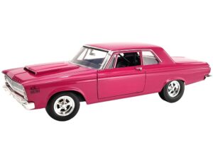 1965 plymouth belvedere moulin rouge violet limited edition to 264 pieces worldwide 1/18 diecast model car by acme a1806510