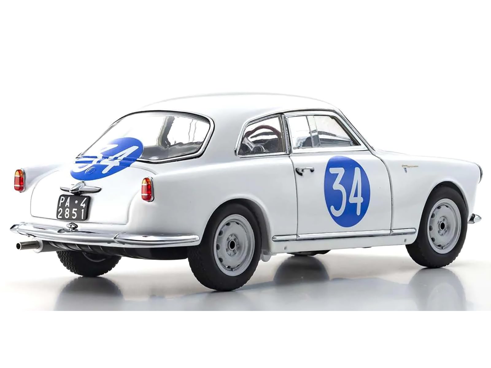 Giulietta SV #34 Emanuele - Aldebaran Targa Florio (1960) 1/18 Diecast Model Car by Kyosho K08957C