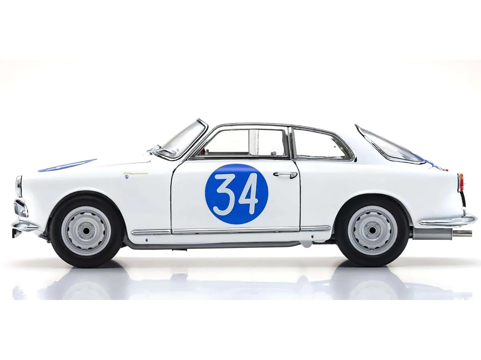 Giulietta SV #34 Emanuele - Aldebaran Targa Florio (1960) 1/18 Diecast Model Car by Kyosho K08957C