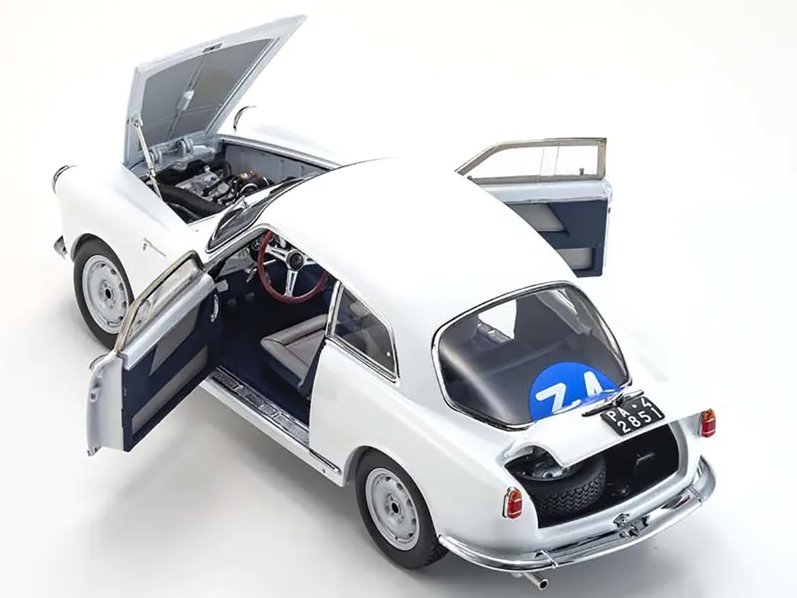 Giulietta SV #34 Emanuele - Aldebaran Targa Florio (1960) 1/18 Diecast Model Car by Kyosho K08957C