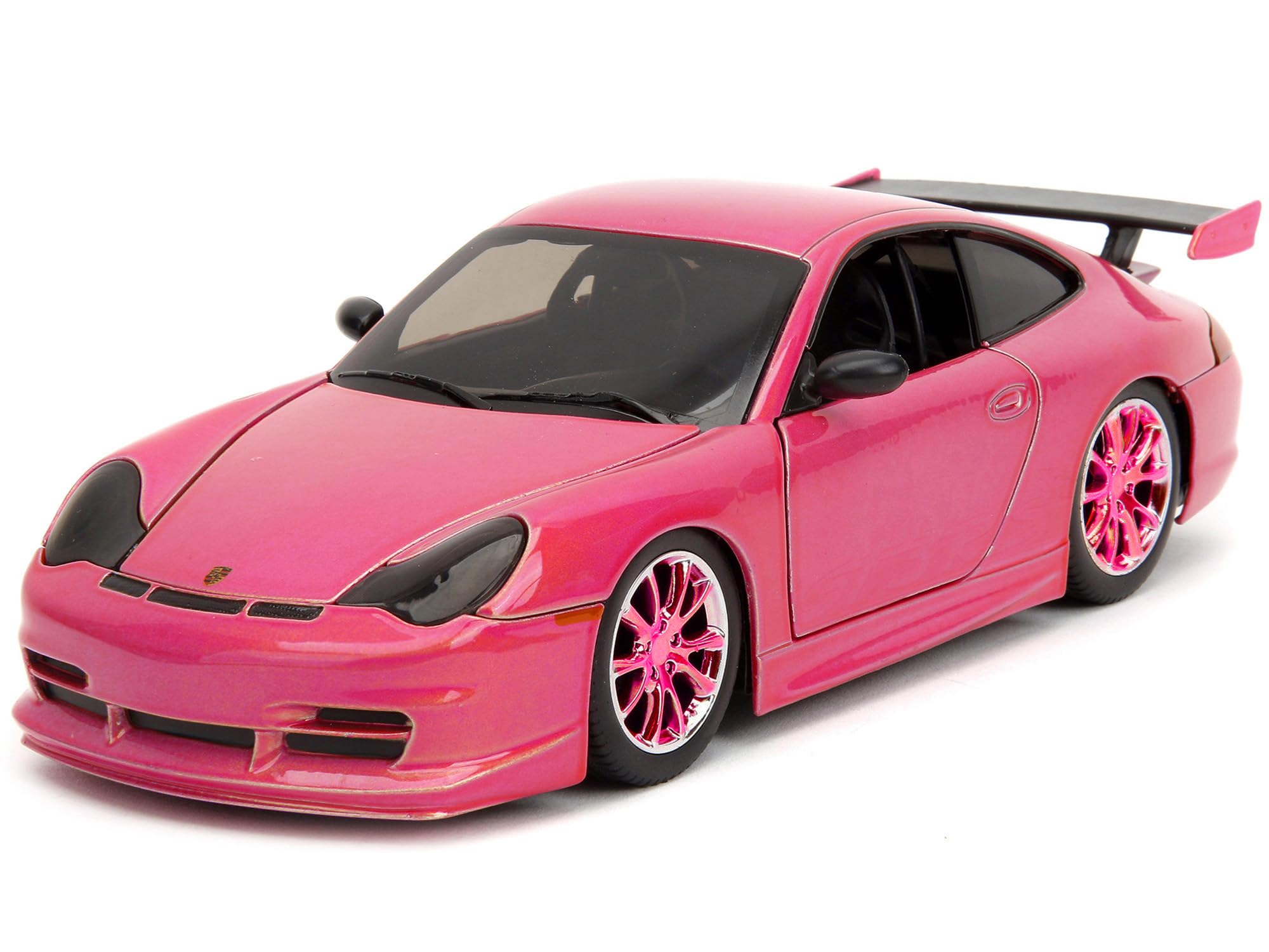 911 GT3 RS Pink Metallic with Pink Wheels Pink Slips Series 1/24 Diecast Model Car by Jada 34847