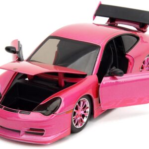 911 GT3 RS Pink Metallic with Pink Wheels Pink Slips Series 1/24 Diecast Model Car by Jada 34847