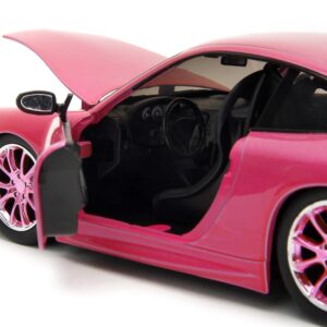 911 GT3 RS Pink Metallic with Pink Wheels Pink Slips Series 1/24 Diecast Model Car by Jada 34847