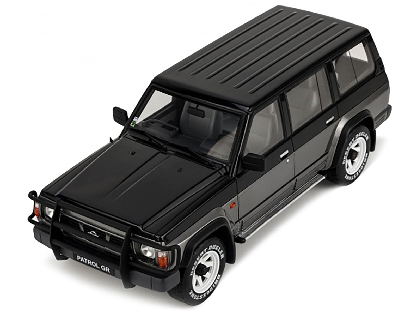 1992 Patrol GR Y60 Black and Graphite Gray Limited Edition to 3000 Pieces Worldwide 1/18 Model Car by Otto Mobile OT993