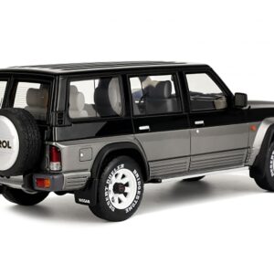 1992 Patrol GR Y60 Black and Graphite Gray Limited Edition to 3000 Pieces Worldwide 1/18 Model Car by Otto Mobile OT993