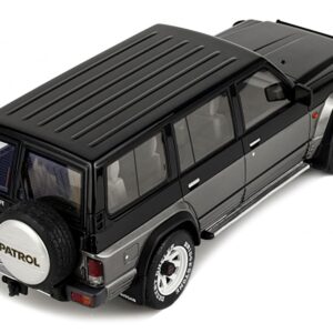 1992 Patrol GR Y60 Black and Graphite Gray Limited Edition to 3000 Pieces Worldwide 1/18 Model Car by Otto Mobile OT993