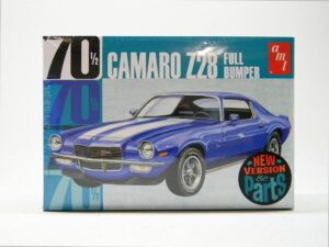 amt 1970 1/2 camaro z28 full bumper plastic model car kit 1:25 sk 2 amt1155