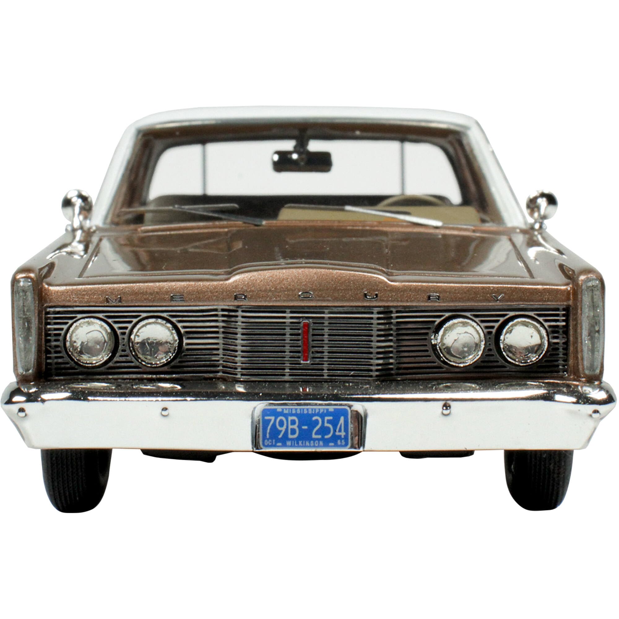 1965 Mercury Park Lane Pecan Frost Brown Metallic with White Top Limited Edition to 200 Pieces Worldwide 1/43 Model Car by Goldvarg Collection GC-027B