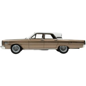 1965 Mercury Park Lane Pecan Frost Brown Metallic with White Top Limited Edition to 200 Pieces Worldwide 1/43 Model Car by Goldvarg Collection GC-027B